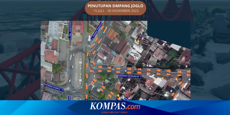 Simpang Joglo Solo Ditutup Total Besok, Ini Jalur Alternatifnya