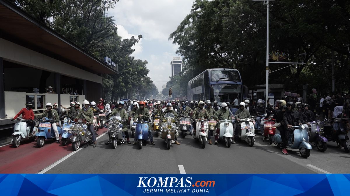 Ribuan Scooterist Meriahkan Jakarta Mods Mayday ke-15