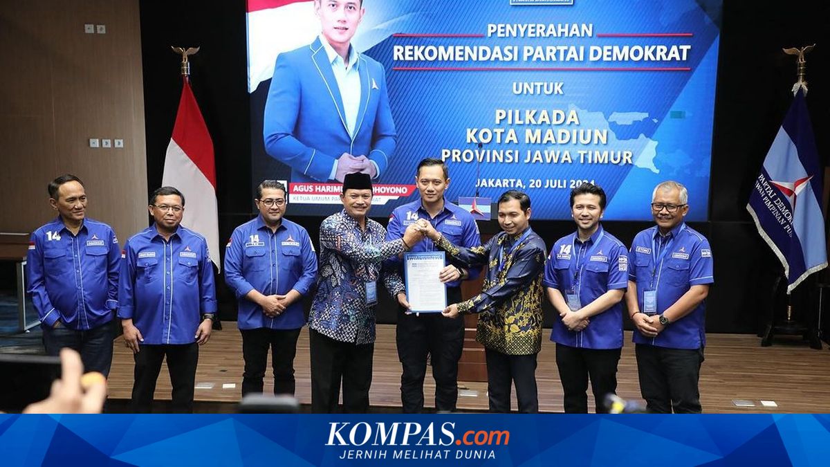 Pilkada Kota Madiun 2024, Demokrat Serahkan Rekomendasi Usung Maidi ...