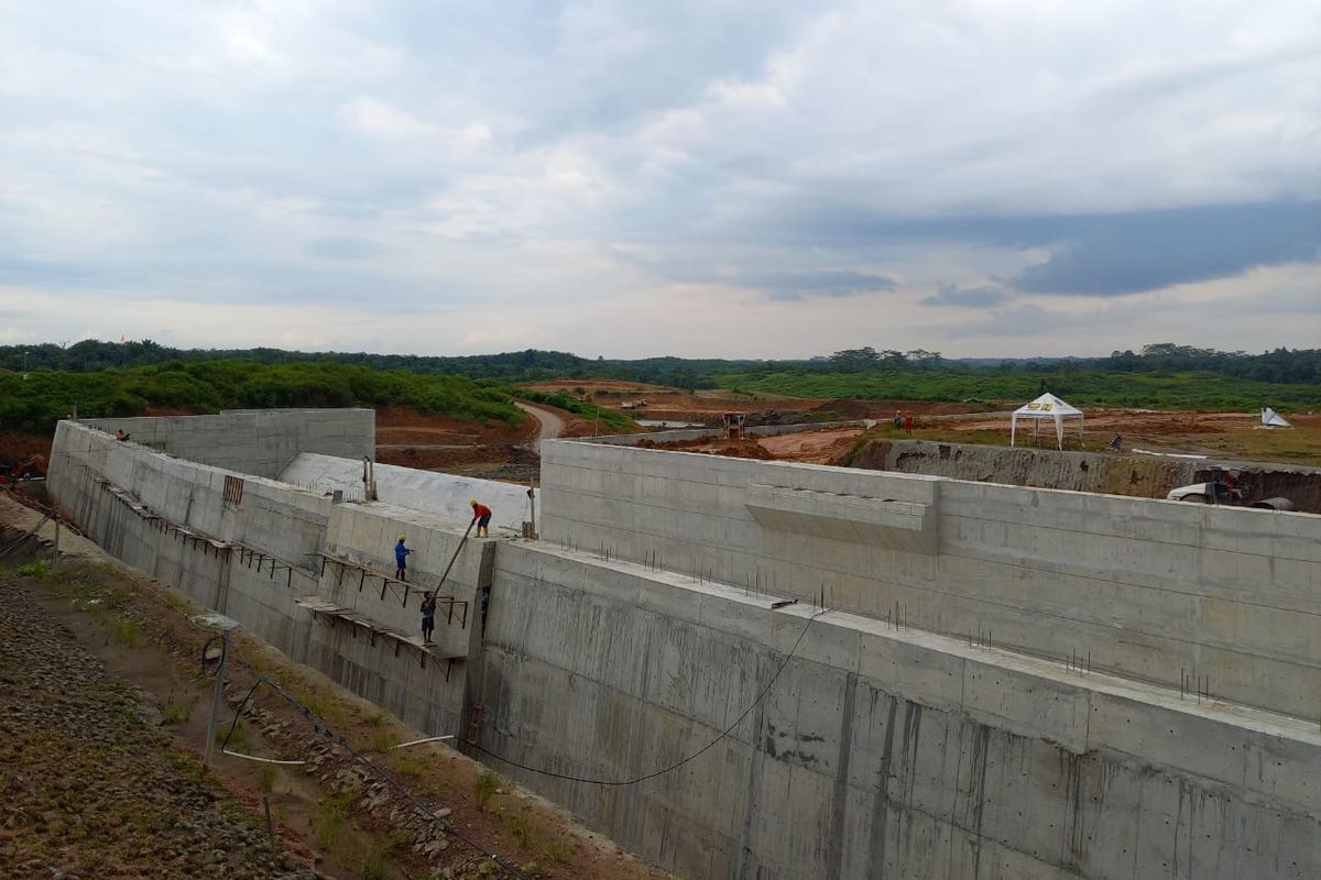 Progres Bendungan Sepaku Semoi Pemasok Air ke IKN Sudah 85 Persen, Target Juni 2023 Mulai Operasi