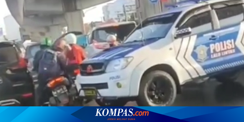 Patwal Polisi Tabrak Pengendara Motor, Kasat Lantas Polrestabes ...