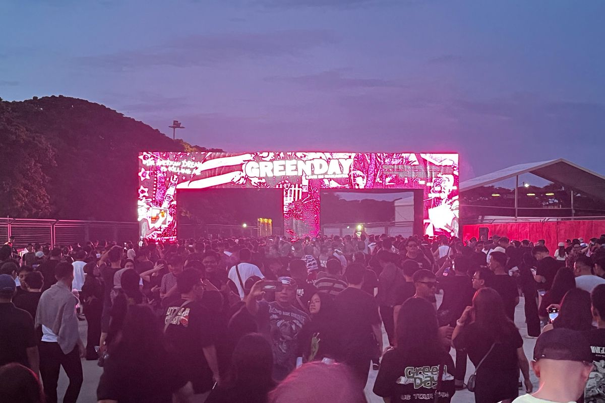 Padat, Situasi Jelang Konser Green Day di Jakarta