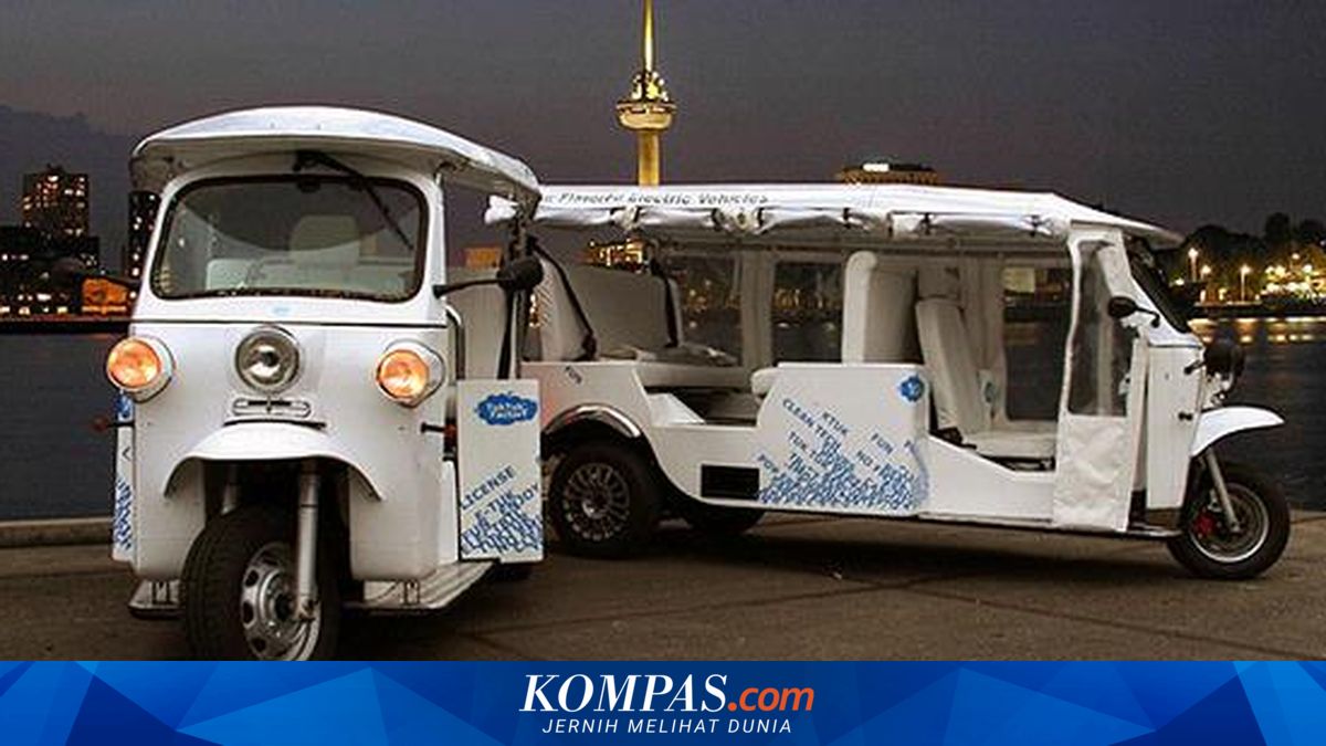 Wow, Tuk Tuk Listrik Dipasarkan di Eropa