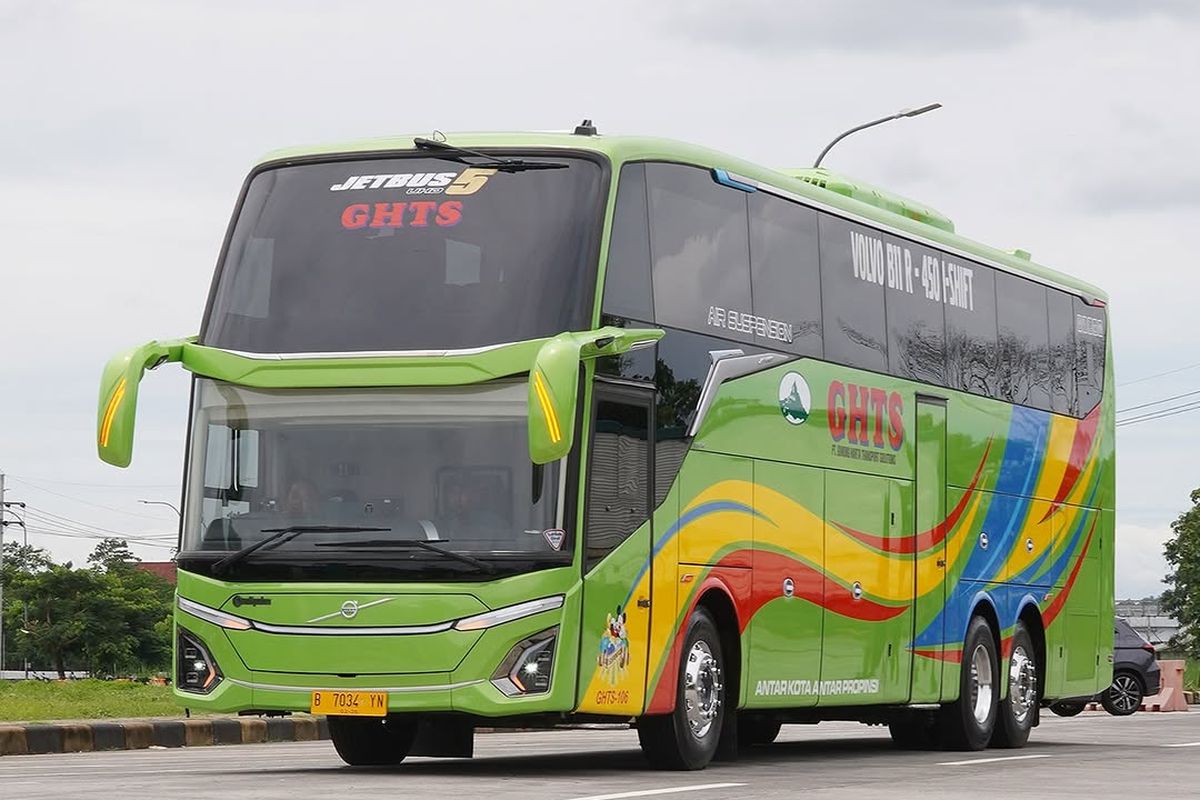 PO Gunung Harta Luncurkan Bus Pakai Sasis Tronton Volvo
