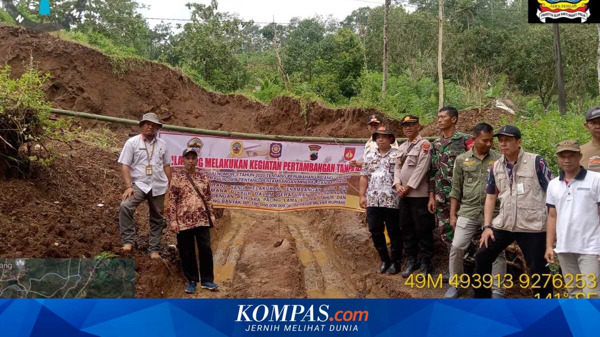 Membandel, 4 Lokasi Tambang Liar di Pati Ditutup Paksa ESDM dan Petugas ...