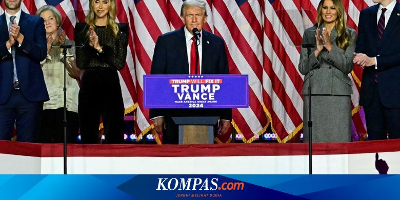 Donald Trump Menang Pilpres AS 2024, Ini Kata Hamas, Otoritas Palestina ...