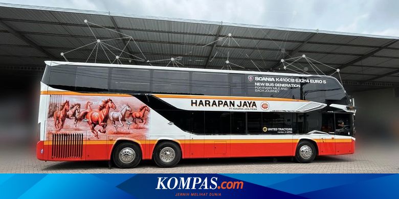Sleeper Bus Mewah PO Harapan Jaya Resmi Meluncur