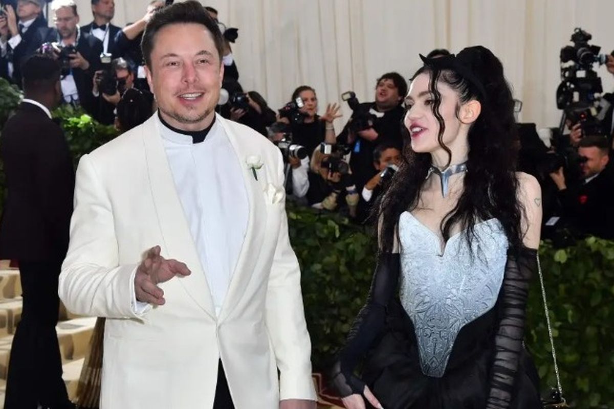 Grimes Gugat Elon Musk atas Hak Asuh Anak Ketiga