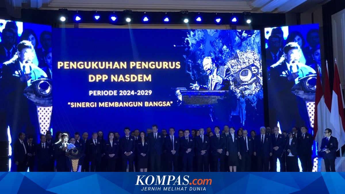 Struktur Kepengurusan Nasdem 2024-2029, Saan Mustofa Depak Ahmad Ali