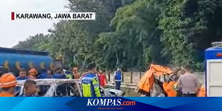 Kecelakaan Maut di Tol Cikampek Terjadi Saat Gran Max Keluar Jalur "Contraflow"
