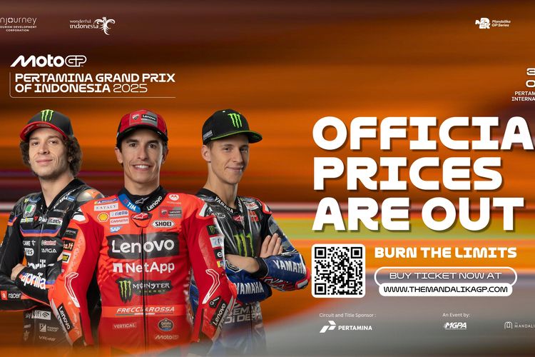 Cara Beli Tiket Nonton MotoGP Mandalika 2025, Berikut Langkah-langkahnya