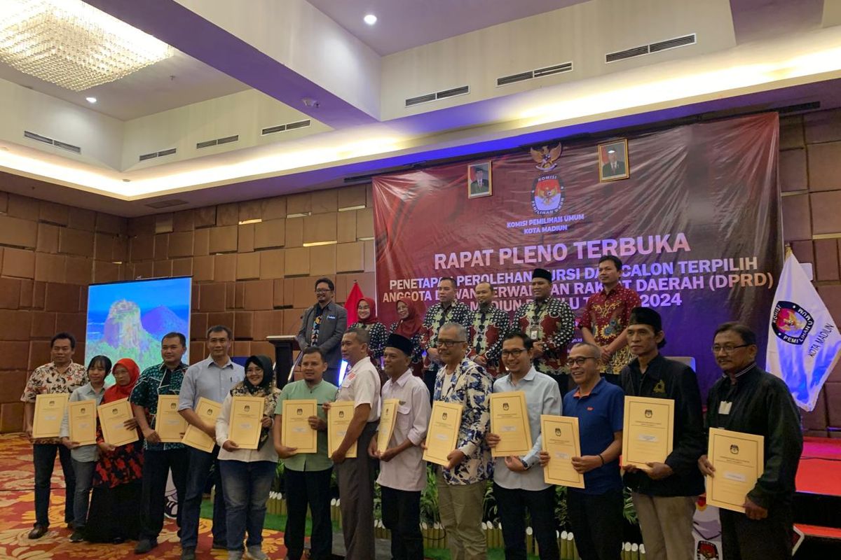 KPU Kota Madiun Tetapkan 30 Caleg Terpilih, Tak Ada Parpol yang Bisa Usung Sendiri Calon pada ...