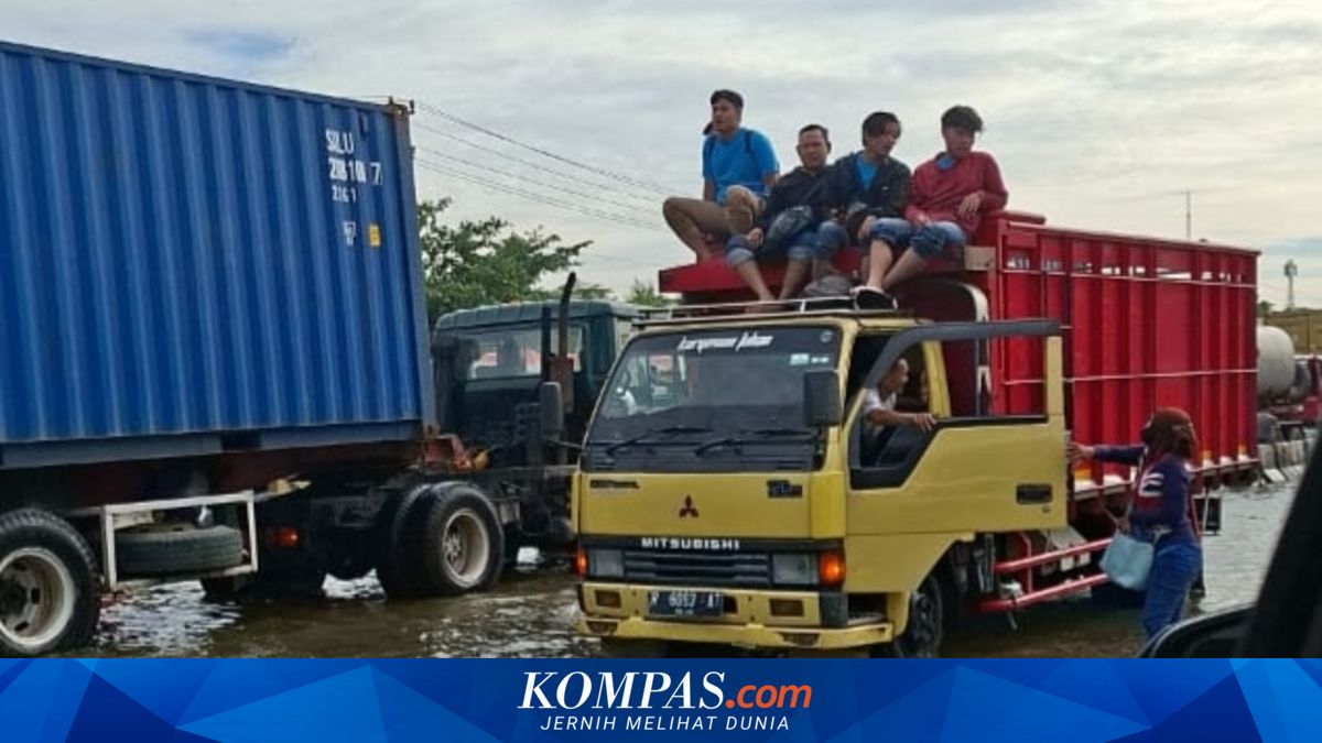 Banjir Kaligawe, Pantura Demak-Semarang Tersendat, Pengendara Diimbau ...