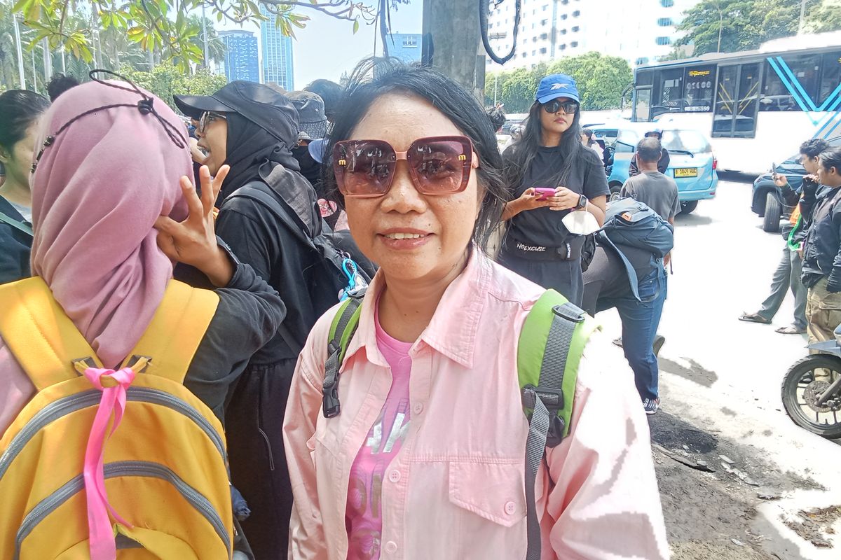 Cerita Ibu Vivi Ikut Demo di DPR, Resah Harga Kebutuhan Pokok Naik