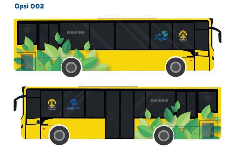Transjakarta Siapkan 2 Desain Bus Kuning untuk Beroperasi di Kawasan UI ...