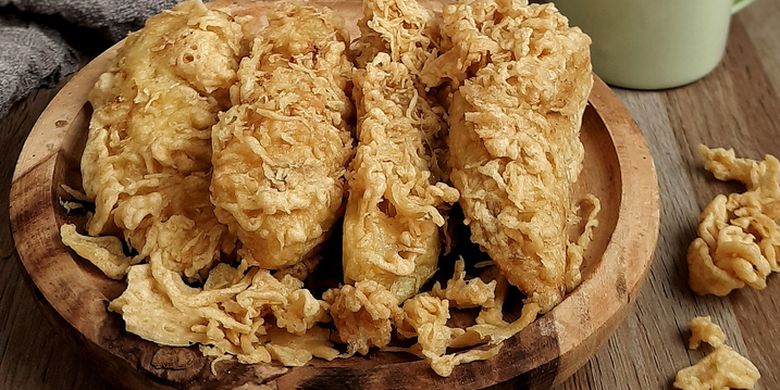 Resep Pisang Goreng Selimut Kremes, Pakai Pisang Raja