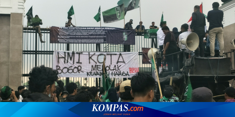 Demo Tolak Kenaikan BBM di DPR Ricuh, Massa Aksi dan Polisi Saling ...