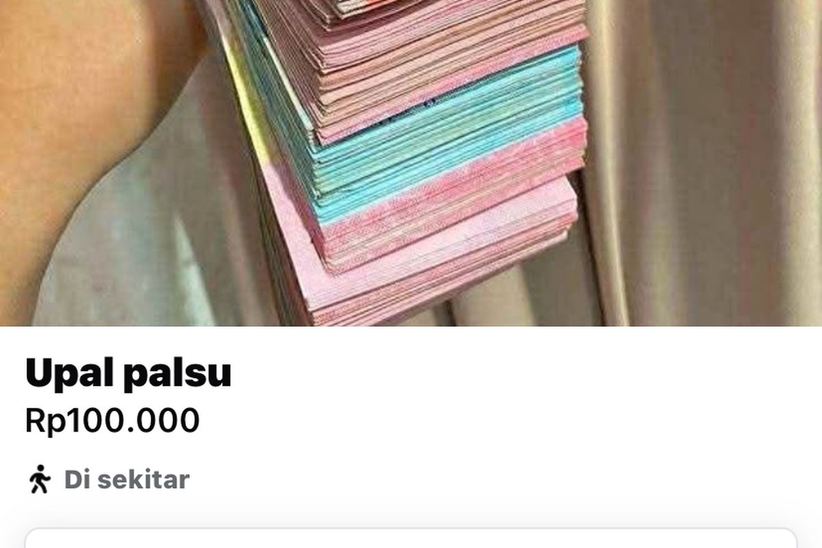 Waspada Peredaran Uang Palsu, Marak Dijual di Waspada Peredaran Uang Palsu, Marak Dijual di