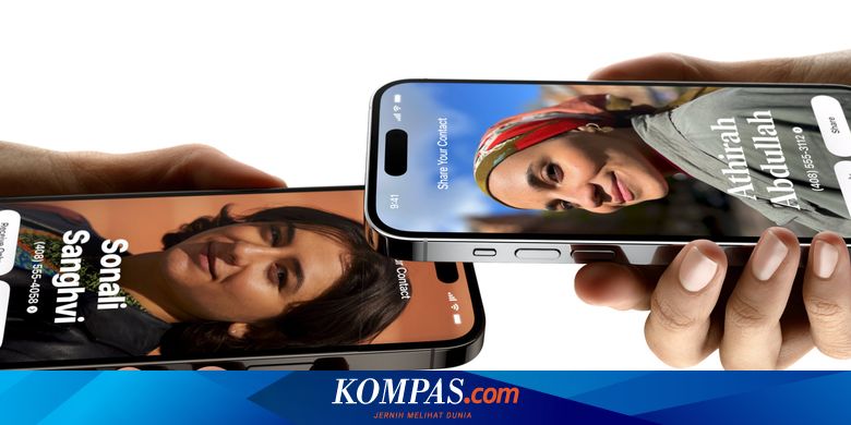 Cara Menggunakan NameDrop di iPhone iOS 17 buat Bagikan Kartu Nama