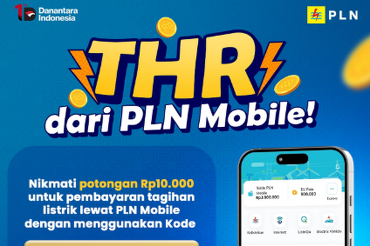 PLN Beri Potongan Rp 10.000 Bayar Listrik via PLN Mobile, Ini Jadwalnya