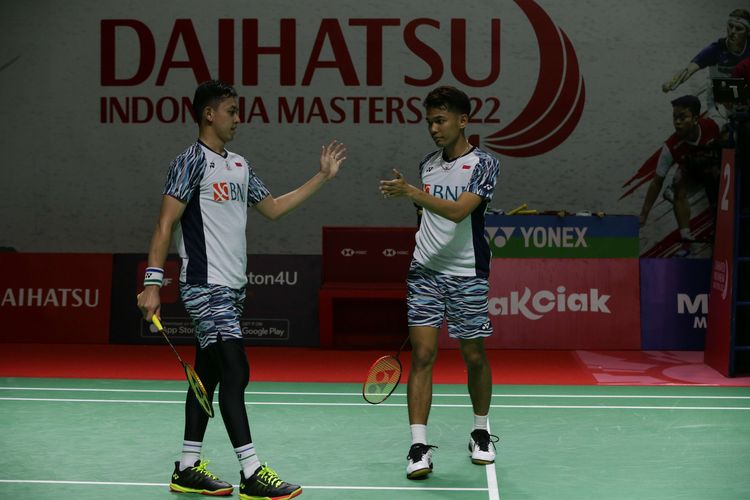 Foto : Link Live Streaming Indonesia Masters 2022, Fajar/Rian Vs Juara Olimpiade