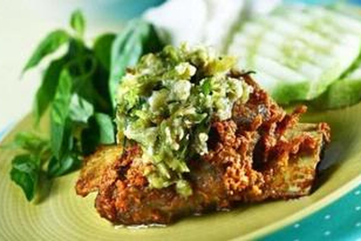 Oseng Iga Cabe Ijo