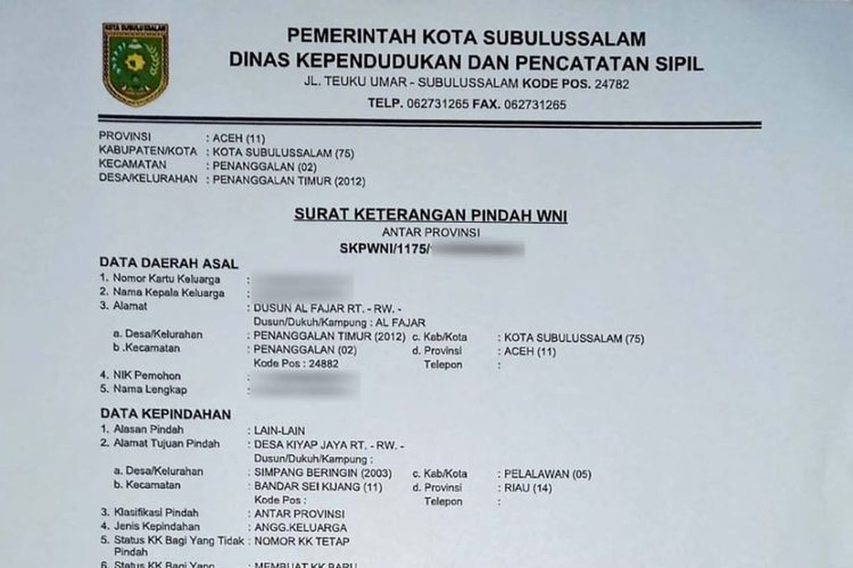 Cara dan Syarat Membuat Surat Pindah Online dan Offline