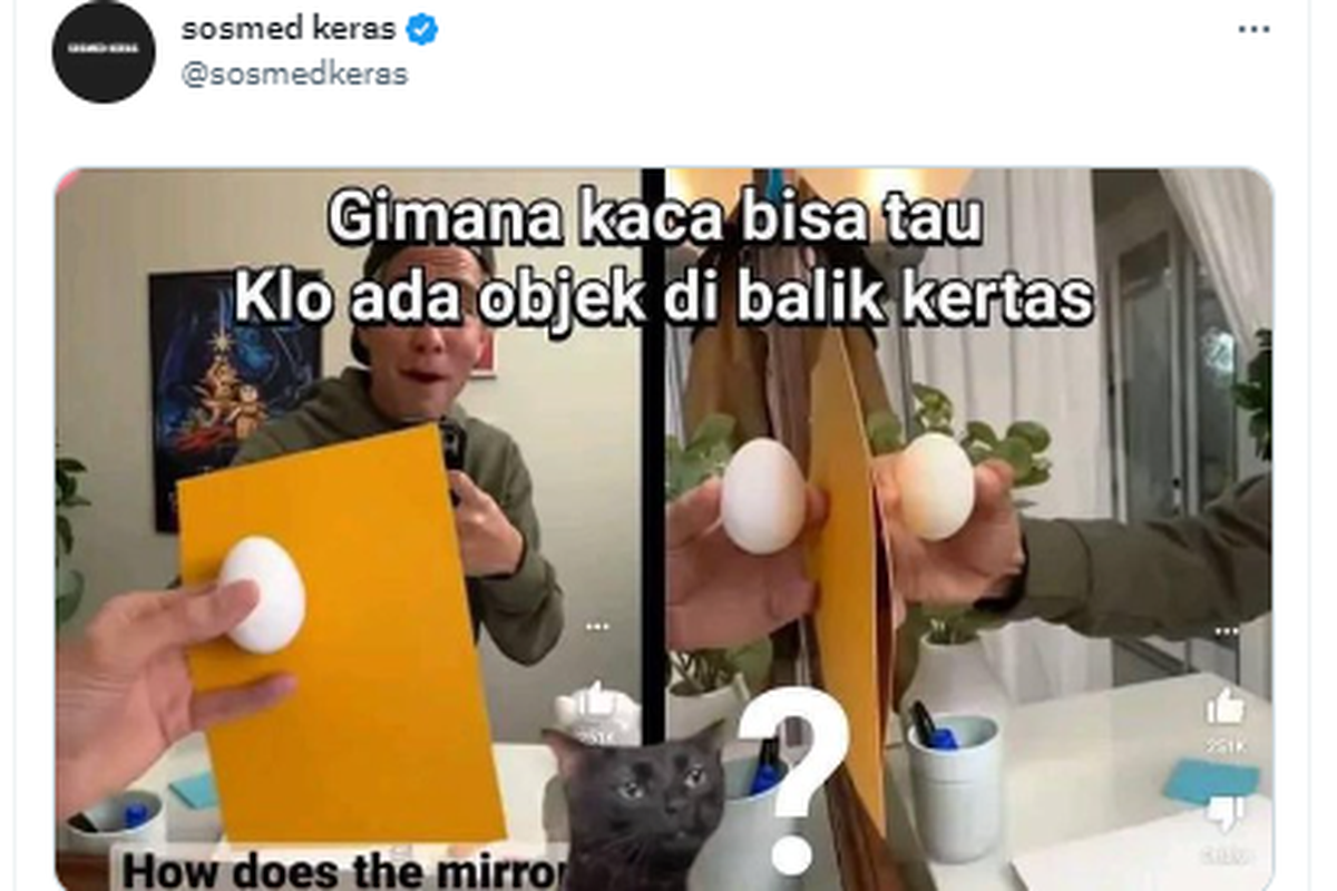 Bagaimana Cermin Bisa Tahu Ada Obyek Lain di Balik Suatu Benda?