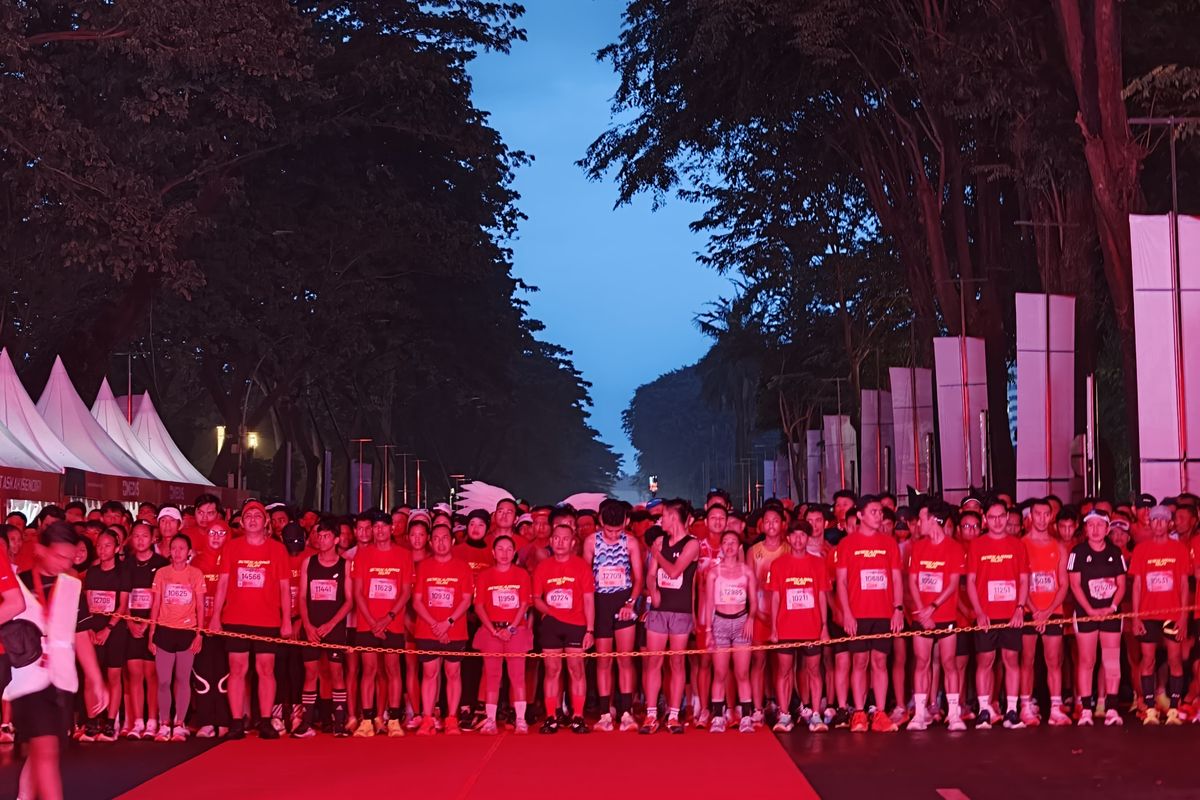 10.000 Pelari Ramaikan Soekarno Run di GBK, Bung Karno Dihadirkan Lewat ...