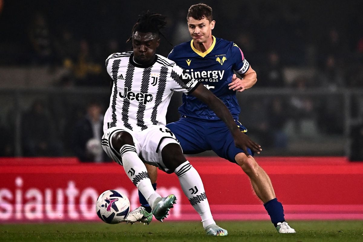Roma Vs Juventus, Fakta Unik Kartu Merah 40 Detik Moise Kean