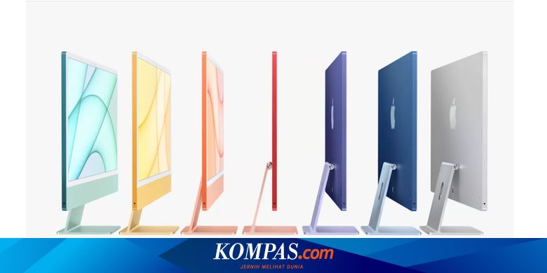 Apple Rilis iMac 24 Inci Baru dengan Chip M1, Lebih Tipis dan Warna-warni