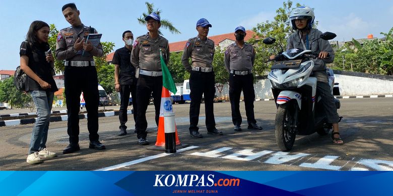 Korlantas Polri Gelar Latihan Uji Praktik SIM Versi Baru