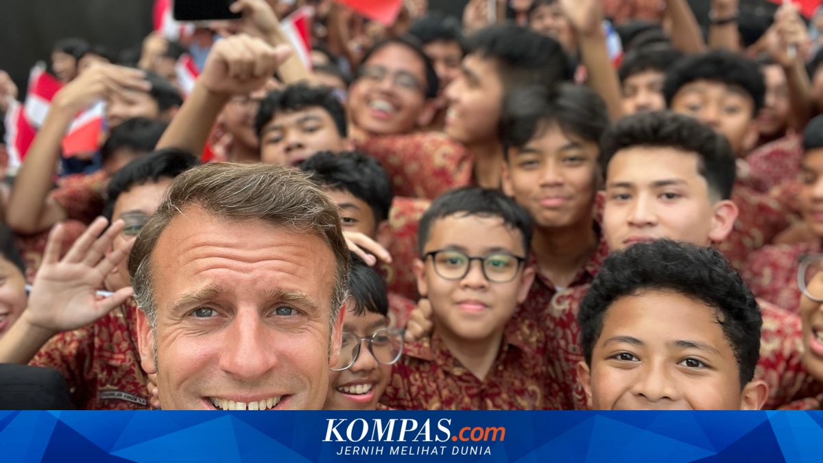 Keramahan Presiden Macron: 2 Kali ke Indonesia, Selalu Berbaur dengan Warga
