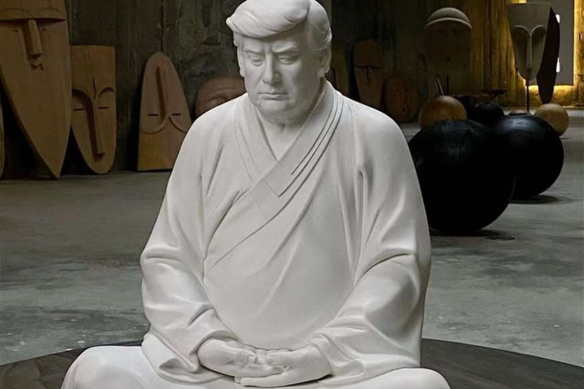 Patung Buddha Trump Laris Manis Dijual Online Bertajuk “Buat Perusahaan ...