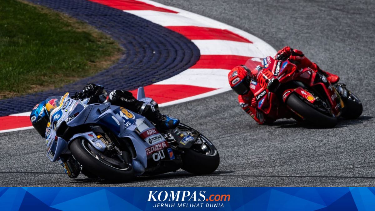Live Sprint Race MotoGP Catalan 2025: Alex Marquez Crash Jelang Finish