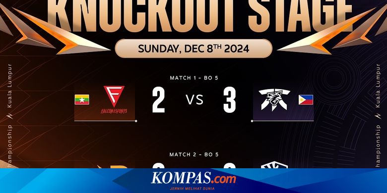 Hasil Babak Knockout Stage M6 Mobile Legends, RRQ Hoshi Turun ke Lower ...