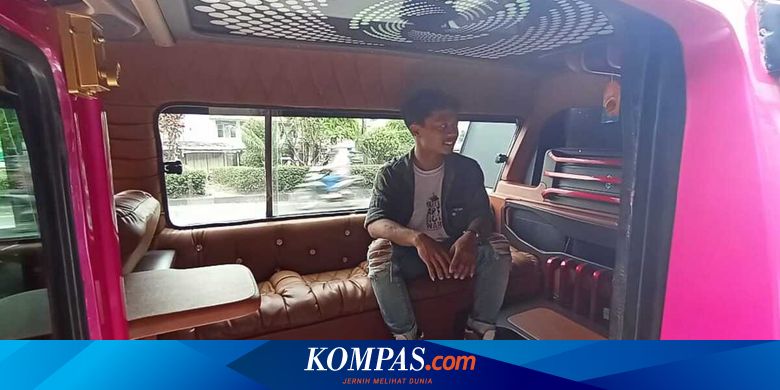 Modifikasi Habiskan Rp 110 Juta, Angkot di Sukabumi Ini Mewah dan Nyaman
