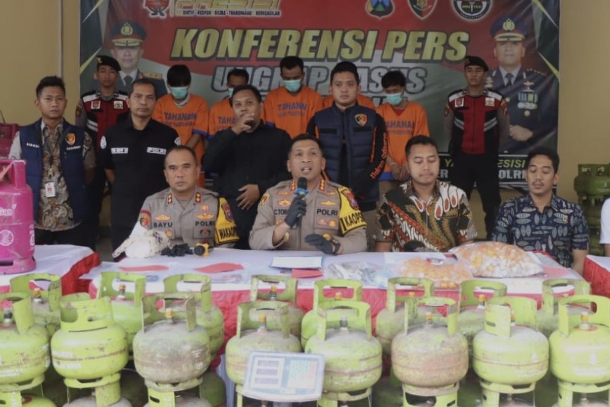 Dibongkar 2 Gudang Elpiji Oplosan di Sidoarjo, Modal Rp 72 Ribu Jual Rp 150 Ribu