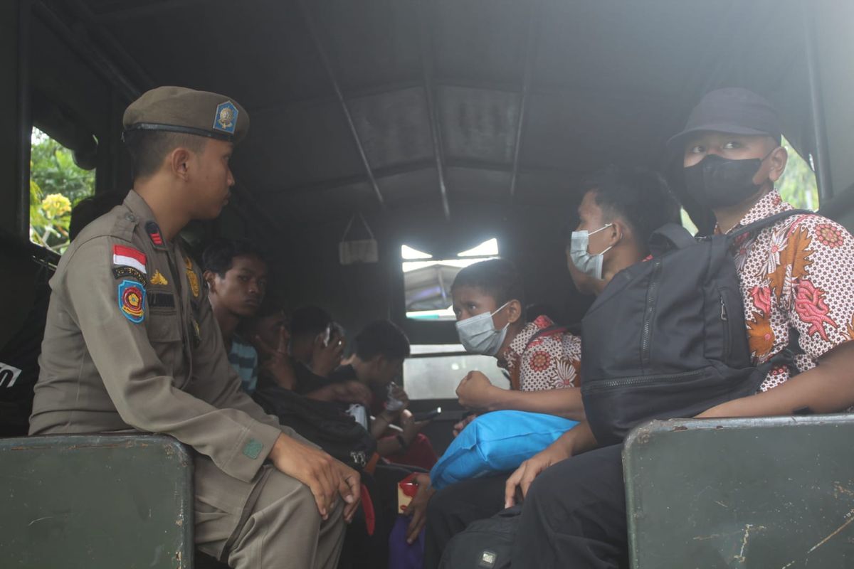 Tewaskan 1 Orang Saat Tawuran, Puluhan Anggota Geng Motor Anak Dibina di SPN Polda Jambi