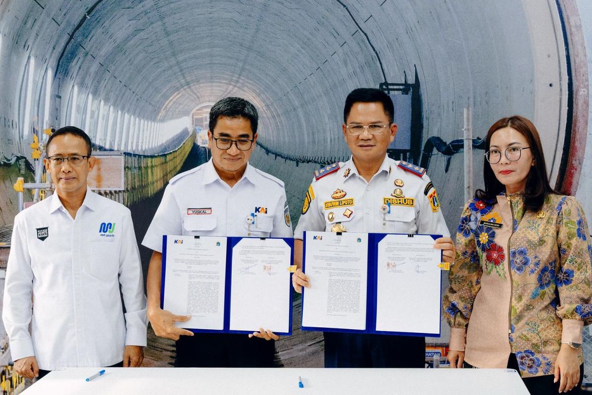Stasiun MRT Kota Bakal Terhubung dengan Stasiun Jakarta Kota