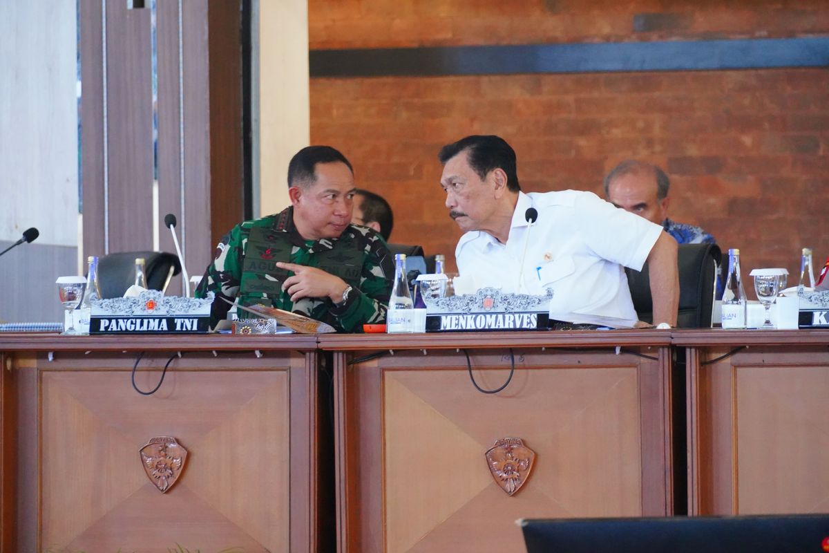 Pimpin Langsung ‘Tactical Floor Game’ WWF di Bali, Luhut: Pastikan Prajurit dan Komandan ...