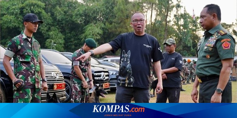 Momen Panglima TNI Awasi Prajurit Latihan Jadi Pawang K9