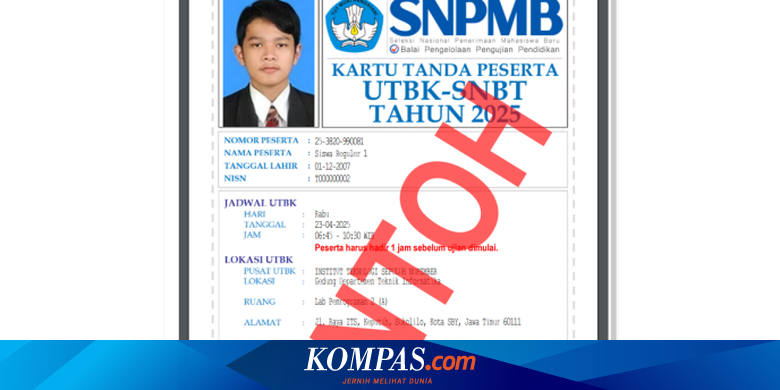 Cara Cetak Kartu UTBK 2025, Ini Ketentuan Kertasnya