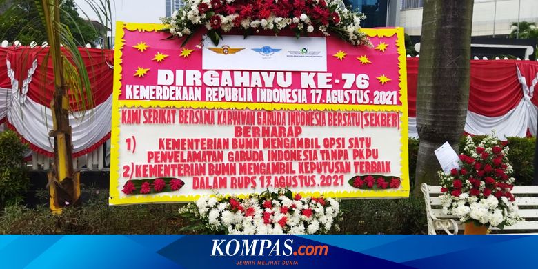 Tolak Opsi PKPU, Serikat Karyawan Garuda Indonesia Sambangi Kantor ...