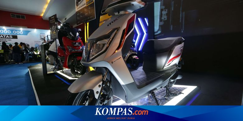 BERITA FOTO: Motor Listrik United MX-1200 Dijual Rp 14 Jutaan