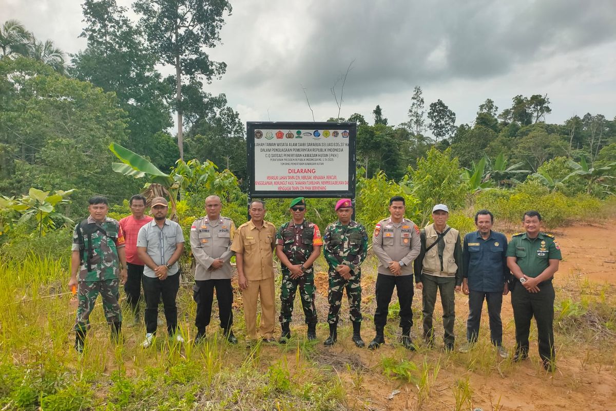 Satgas PKH Tutup 635 Hektare Lahan Ilegal di Taman Wisata Alam Saibi ...