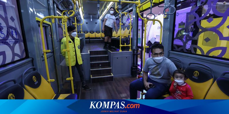 Jajal Shuttle Bus Listrik Menuju ke Pameran PEVS 2023
