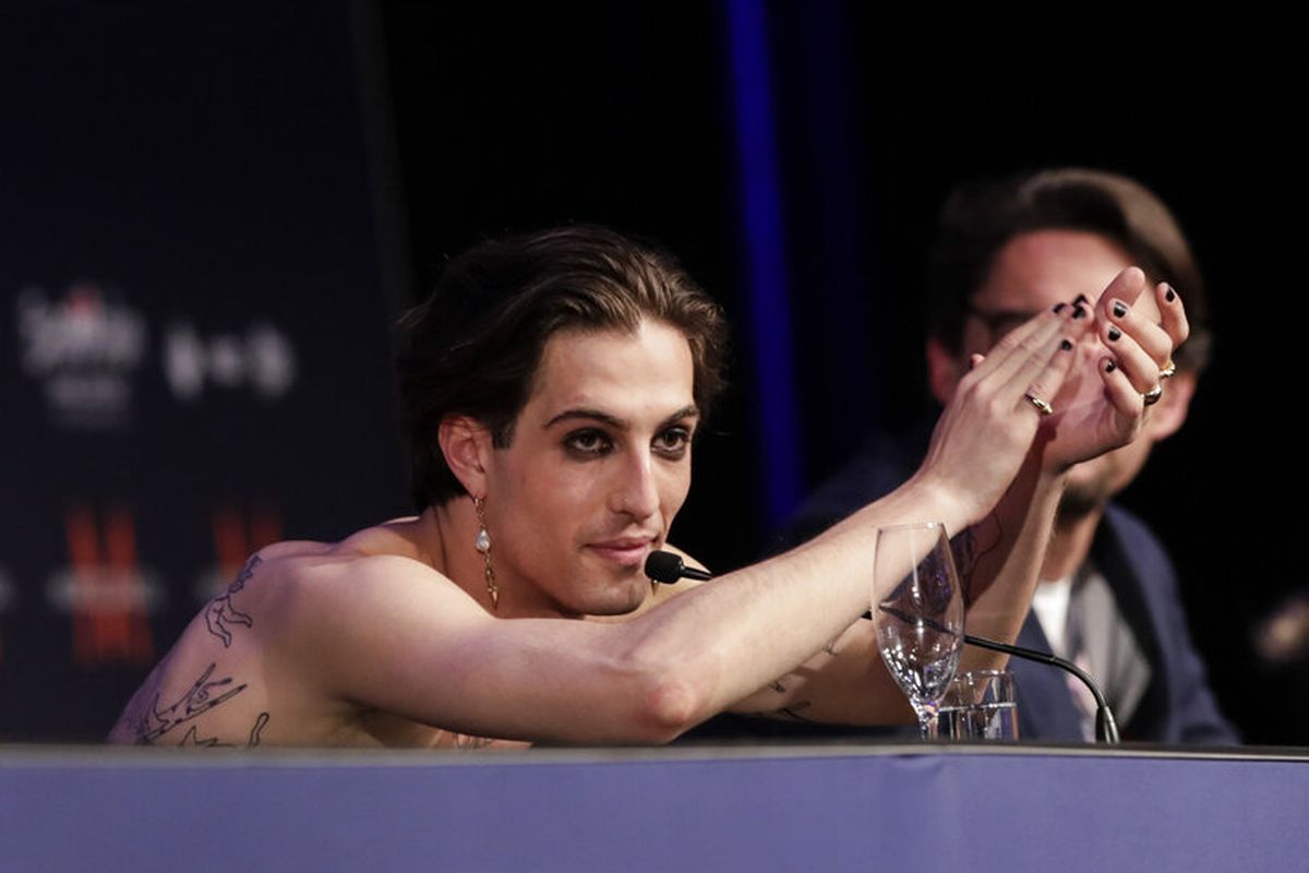 Heboh Disangka Pakai Narkoba, Rocker Italia Pemenang Eurovision ...