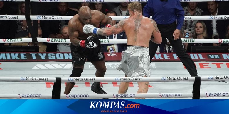 Hasil Mike Tyson Vs Jake Paul: Si Leher Beton Kalah, Bisa Bertahan ...