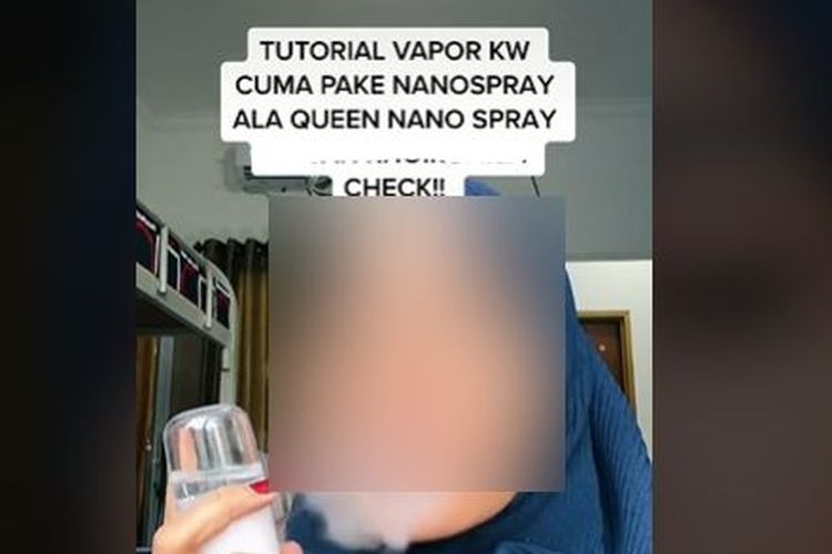 Foto : Ramai di TikTok soal Nano Spray Dijadikan Vape, Ini Kata Dokter